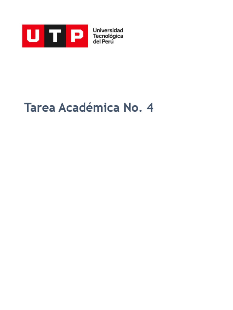 Ta4 Informatica para Los Negocios Utp | PDF