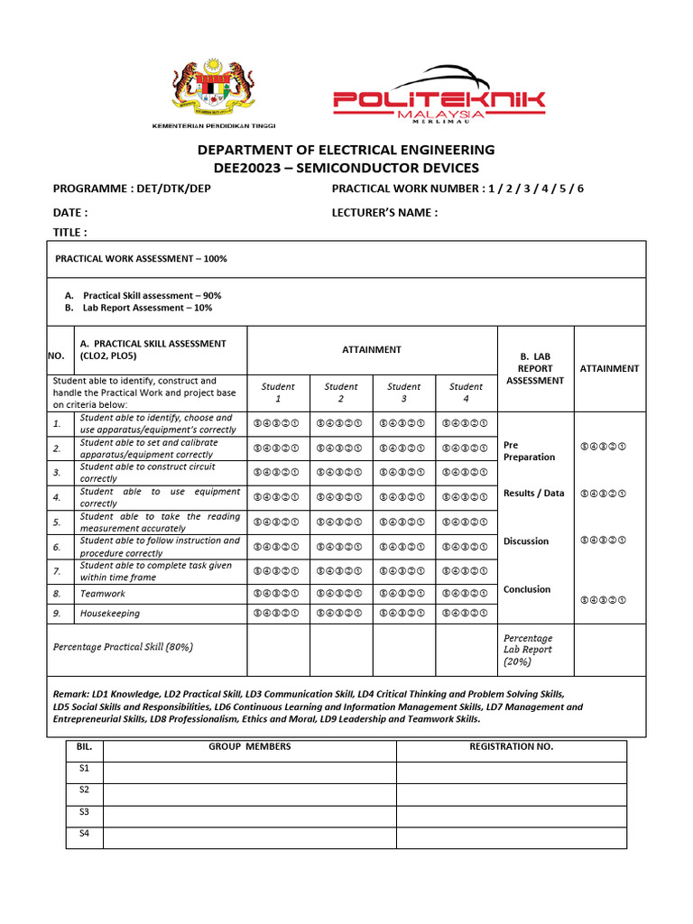 Cover Practical Work 2 Sesi 1 | PDF | Experiment | Learning
