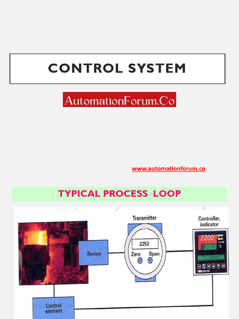 Control System | PDF | Control Theory | Chemistry