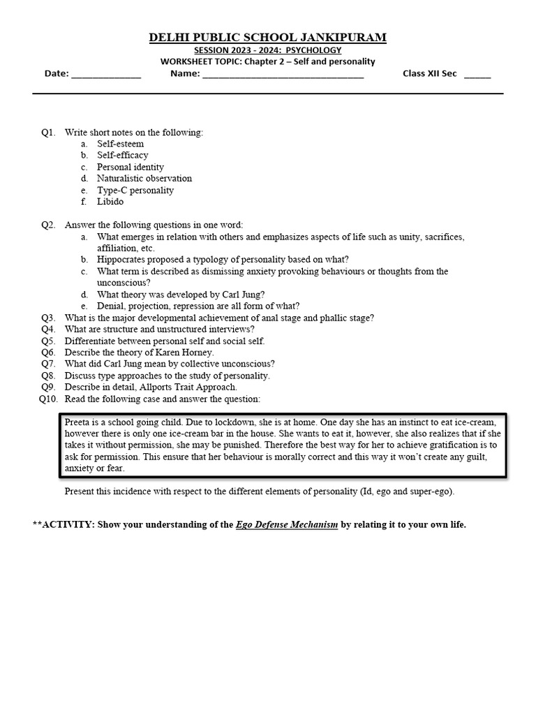 Class Xii Chapter 2 Worksheet Pdf 