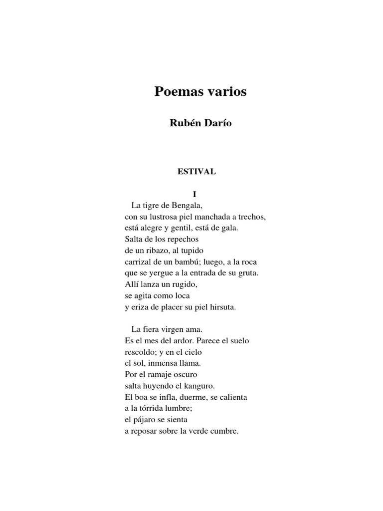 Poemas | PDF