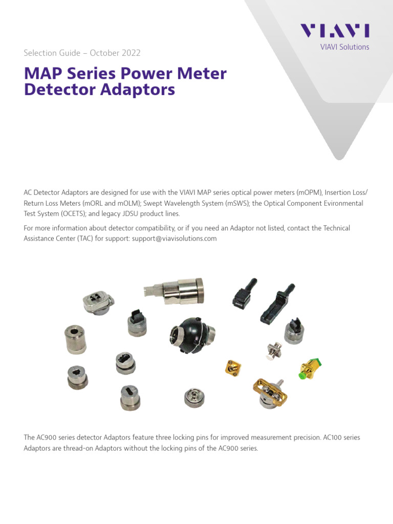 Map Series Power Meter Ac Detector Adaptors Selection Guides en | PDF ...