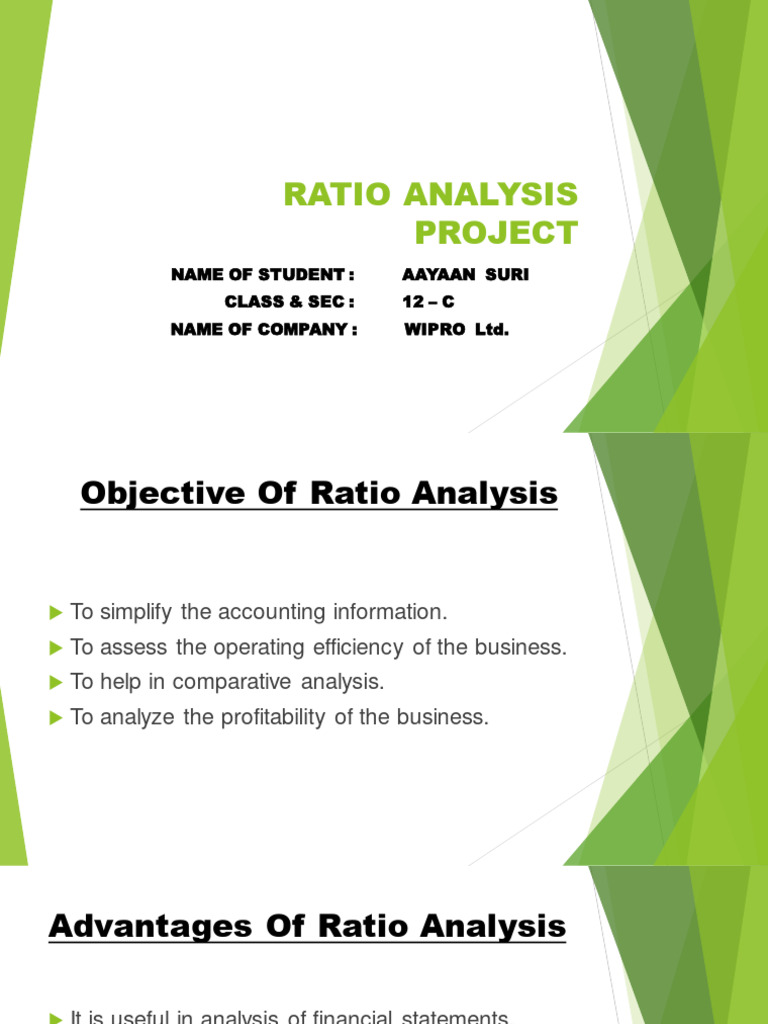 RATIO ANALYSIS Project | PDF | Net Income | Gross Income