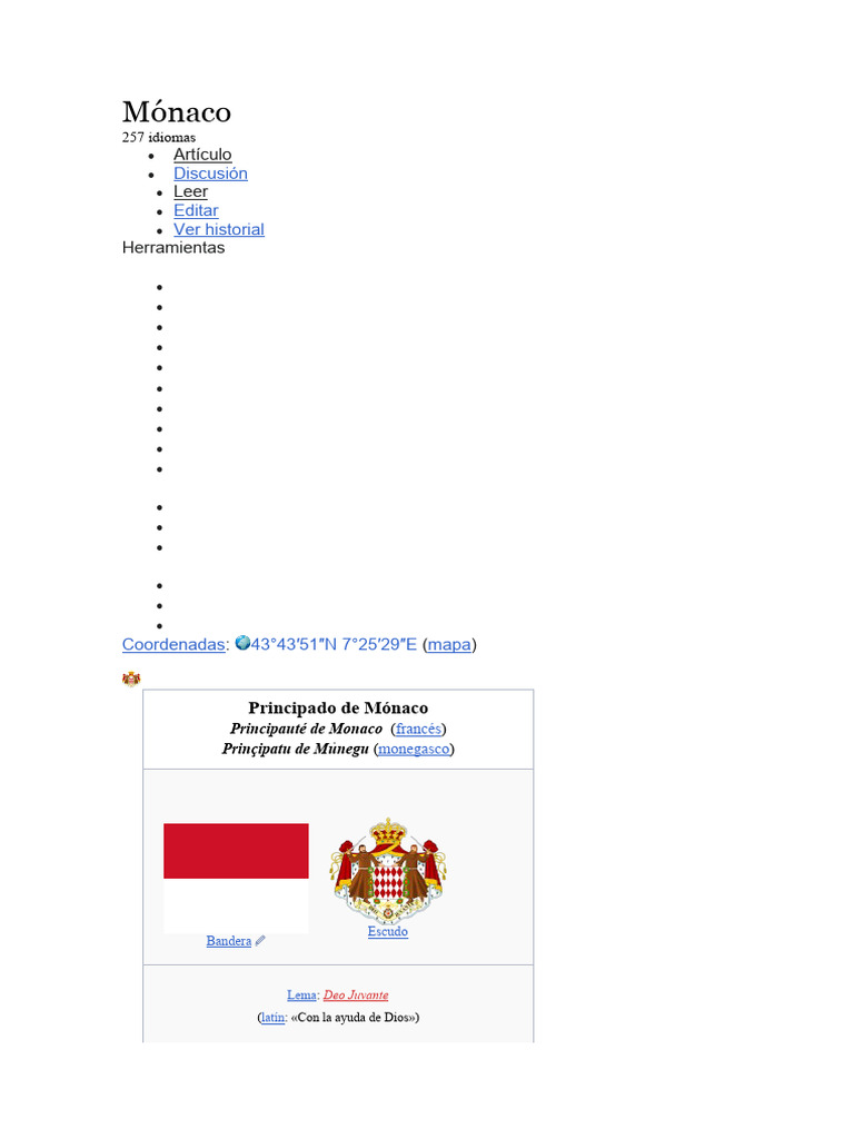 Mónaco | PDF | Mónaco