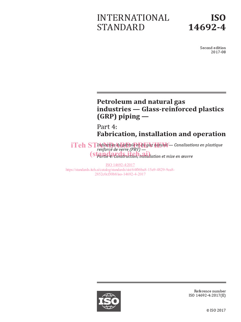 Iso 14692 4 2017 | PDF | Pipe (Fluid Conveyance) | International ...