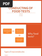 AQA GCSE Food Tests Practical Guide | PDF | Ethanol | Materials