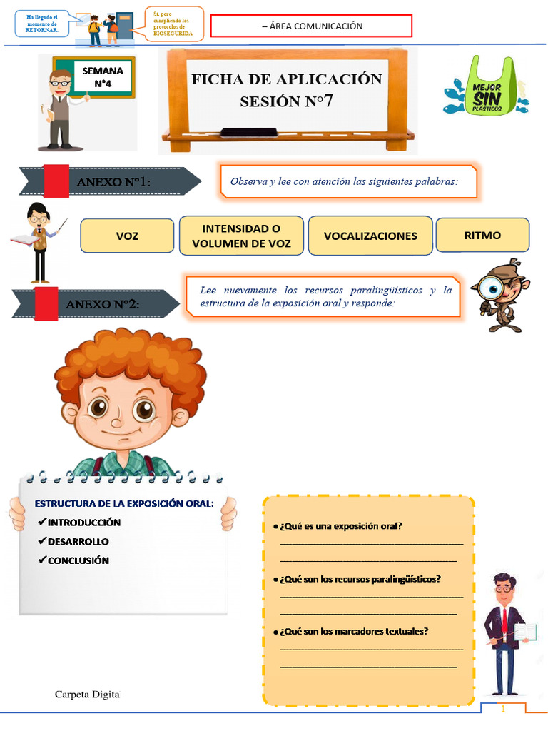 5° Ficha de Aplicación-Sesión 8 Exp.2 | PDF | Las emociones | Comunicación