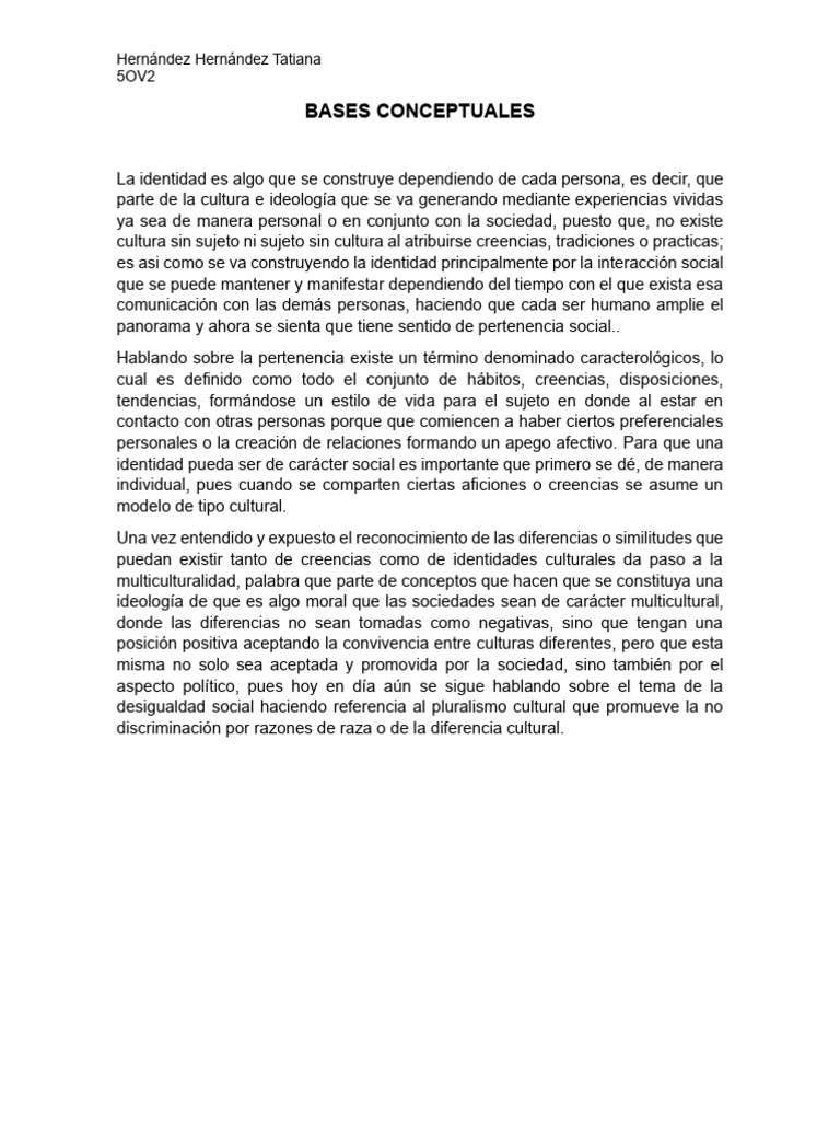 Bases Conceptuales | PDF