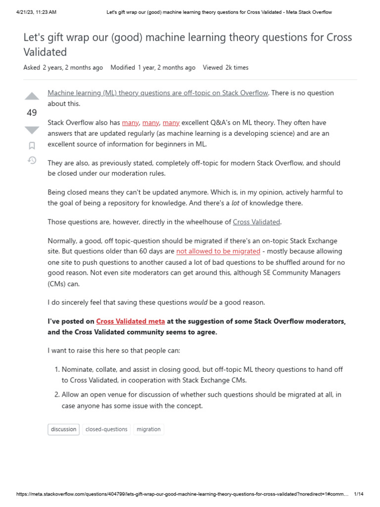 Machine Learning From Stack Overflow | PDF | Machine Learning | Artificial Neural Network