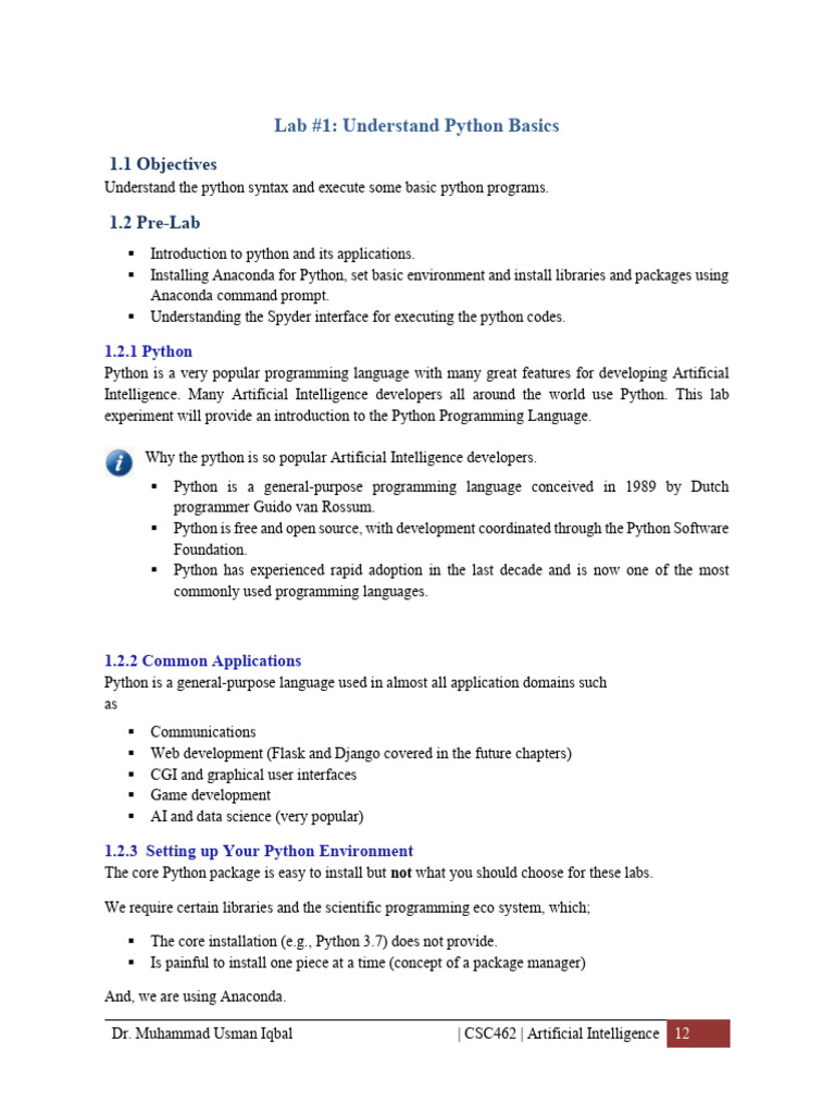 Lab Experiment 1 - AI | PDF | Python (Programming Language) | Computer ... Lab Experiment 1 - AI | PDF | Python (Programming Language) | Computer ...