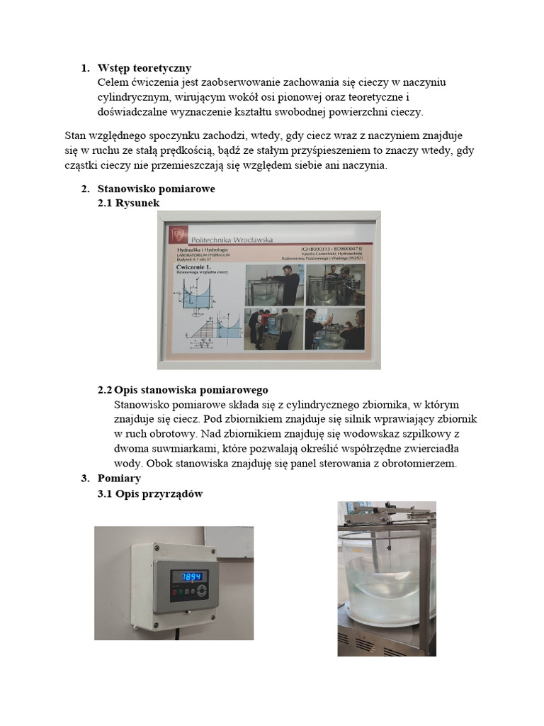 Sprawozdanie 1 | PDF