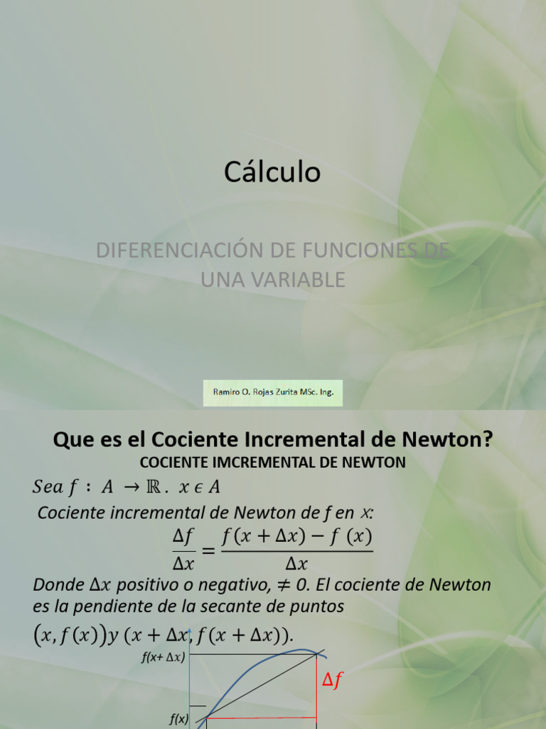 Diferenciación Funciones P1 | PDF | Derivado | Aritmética