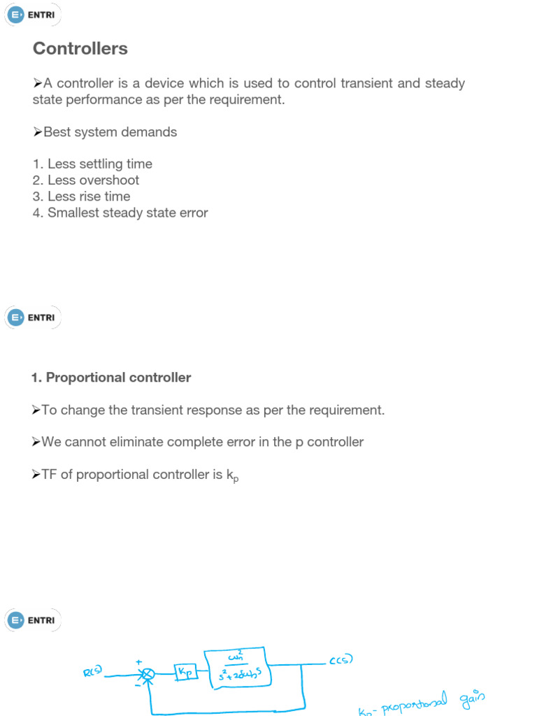 P, Pi, Pid Controllers | PDF P, Pi, Pid Controllers | PDF