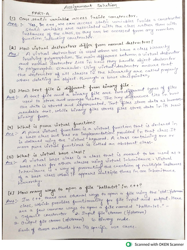 Opp's Assignment2 | PDF