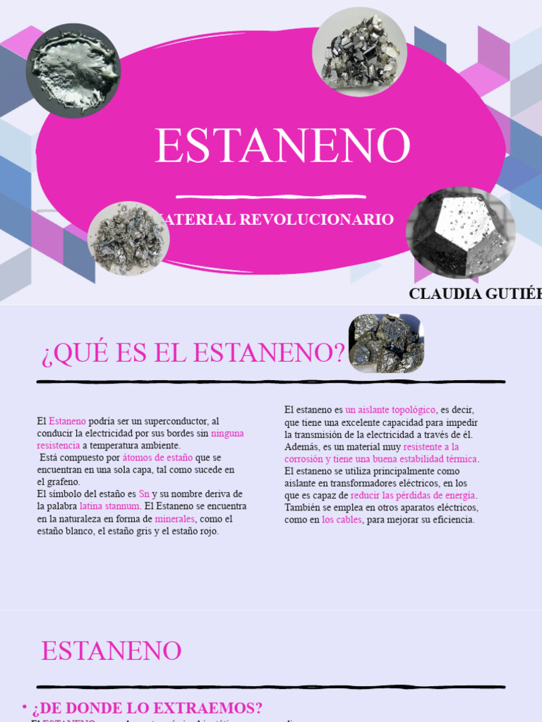 Estaneno Terminado | PDF | Estaño | Rieles