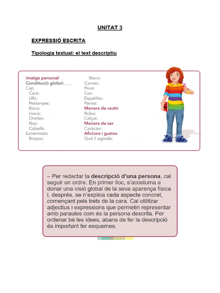 UNITAT 3 Català | PDF