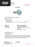 Insecticida Orgánico Entrust SC: Ficha Técnica | PDF