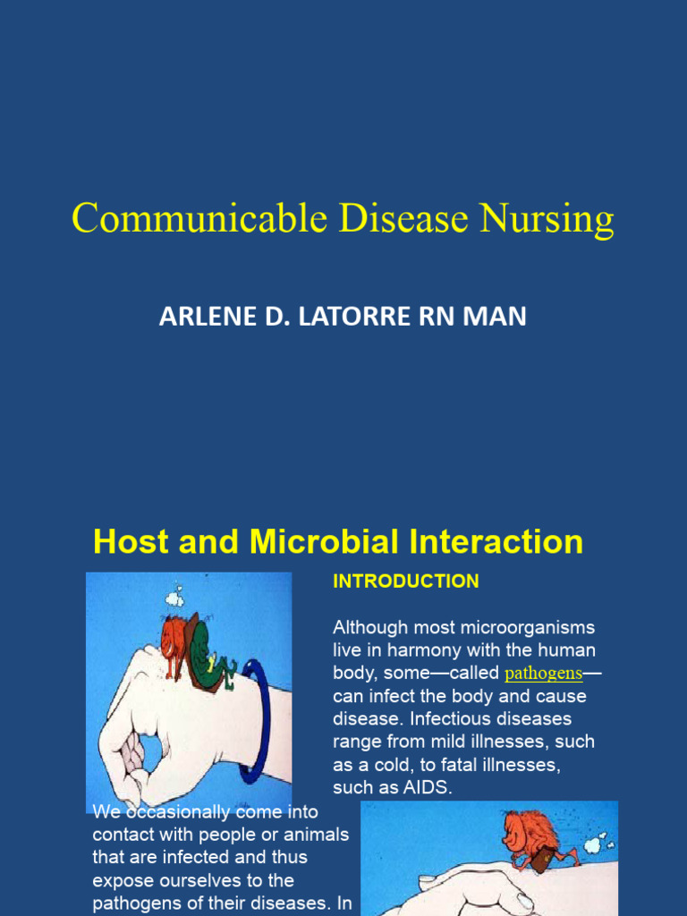 Communicable Disease Nursing | PDF | Infection | Pathogen
