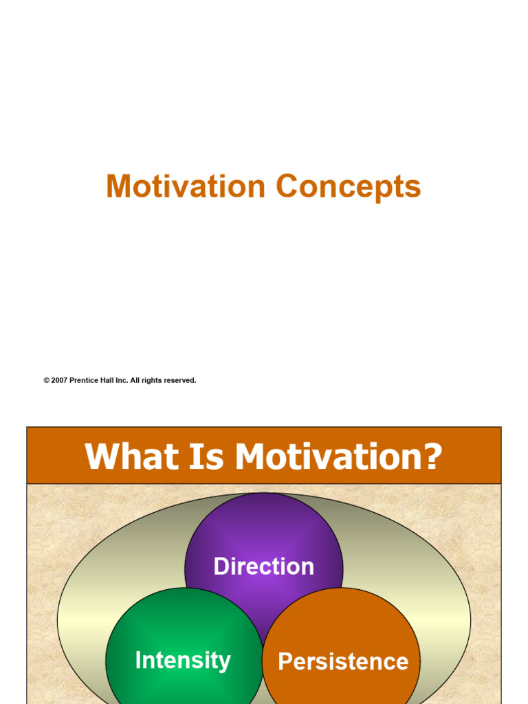 Chapter 7 Motivation Basic Concepts | PDF | Goal | Psychology Chapter 7 Motivation Basic Concepts | PDF | Goal | Psychology