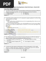 COTM EXIT EXAM BLUEprint Draft | PDF | Concrete | Learning