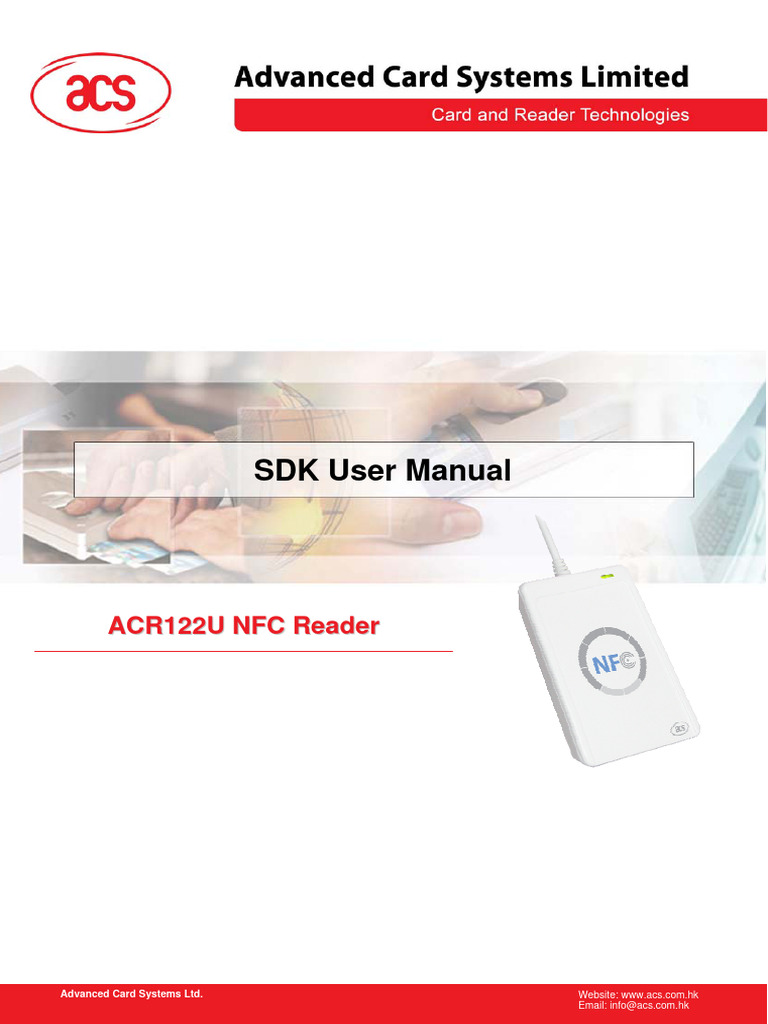 SDK ACR122U Users-Manual | PDF | Windows Registry | Microsoft Windows