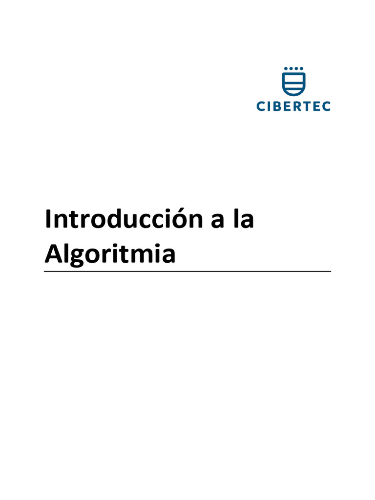 MN 2023 01 Introducción A La Algoritmia (2326) | PDF | Algoritmos | Programación