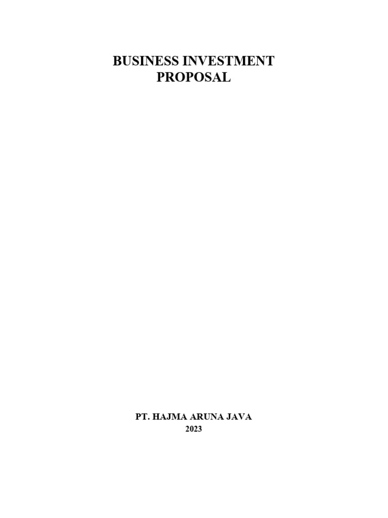 Proposal PT Hajma Irma Briket - en | PDF | Marketing | Market (Economics)