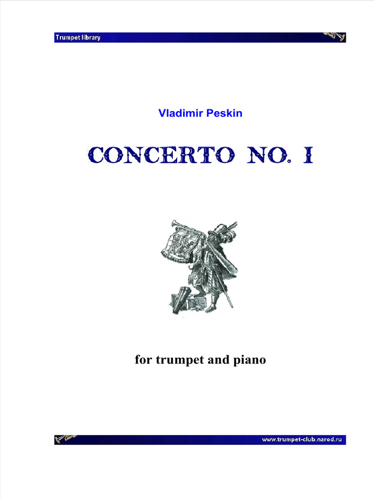 Vdocuments - MX Peskin Concerto No 1 | PDF | Tempo | Musicology