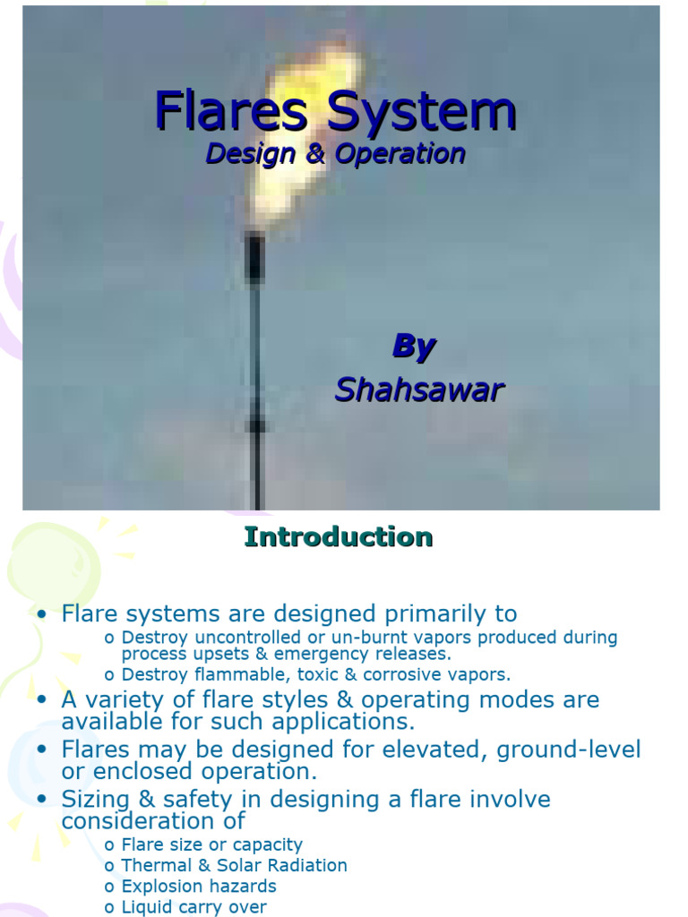 Flares | PDF | Combustion | Radiation