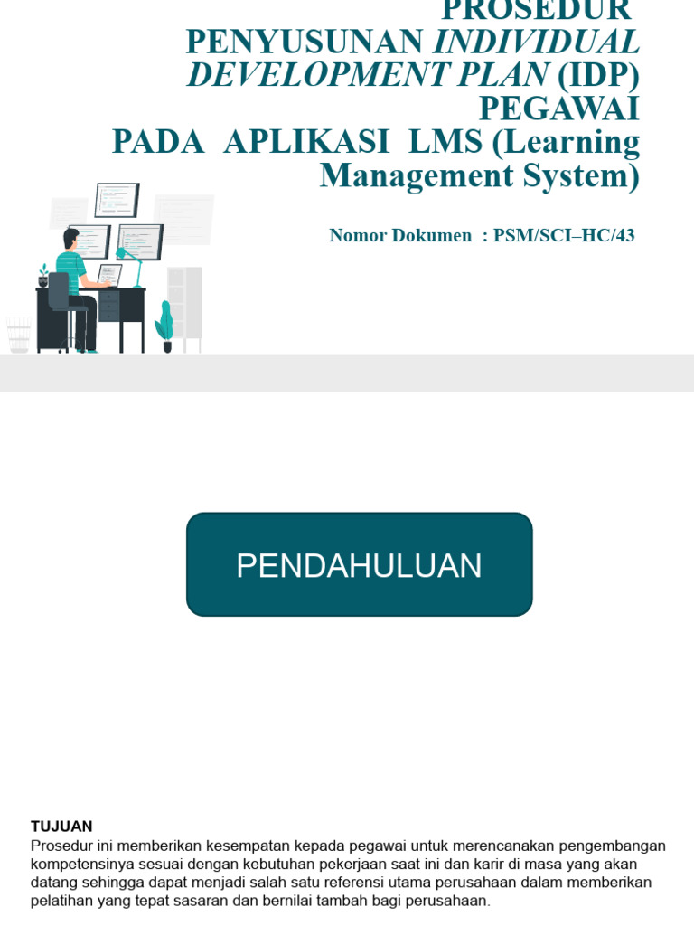 Prosedur Penyusunan IDP PEGAWAI PADA LMS-FINAL | PDF