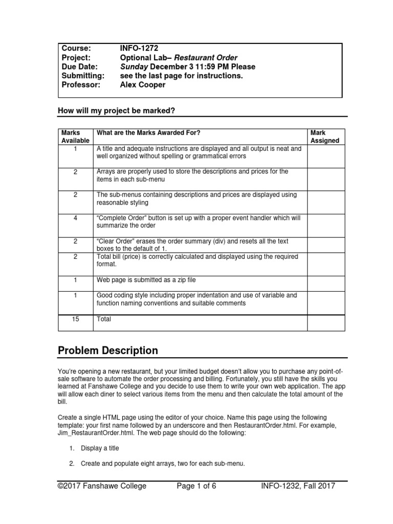 Javascript Lab Project | PDF | World Wide Web | Internet & Web