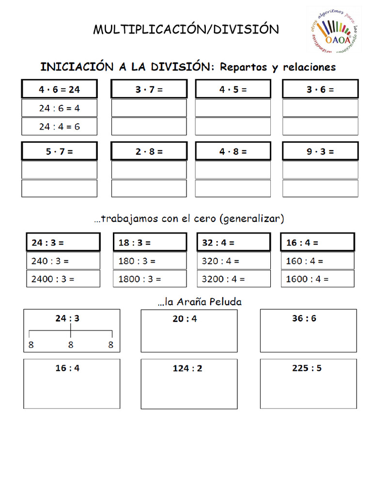Multiplicación y División: Guía Esencial | PDF