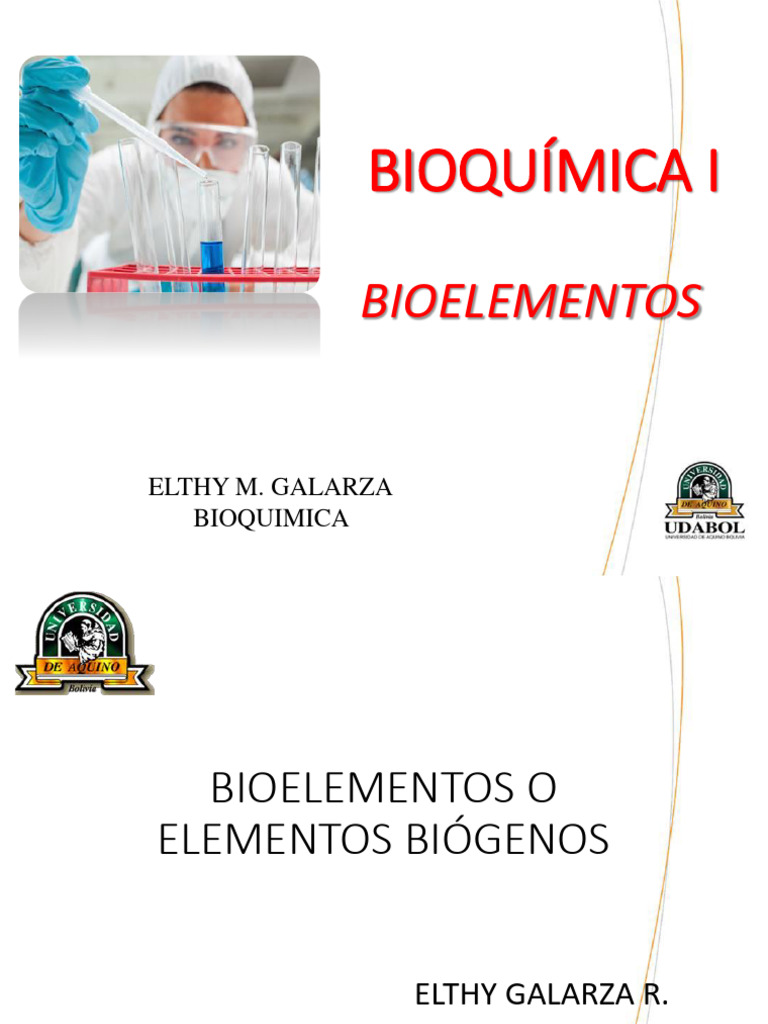 Bioelementos y sus funciones esenciales | PDF | Enlace covalente ...