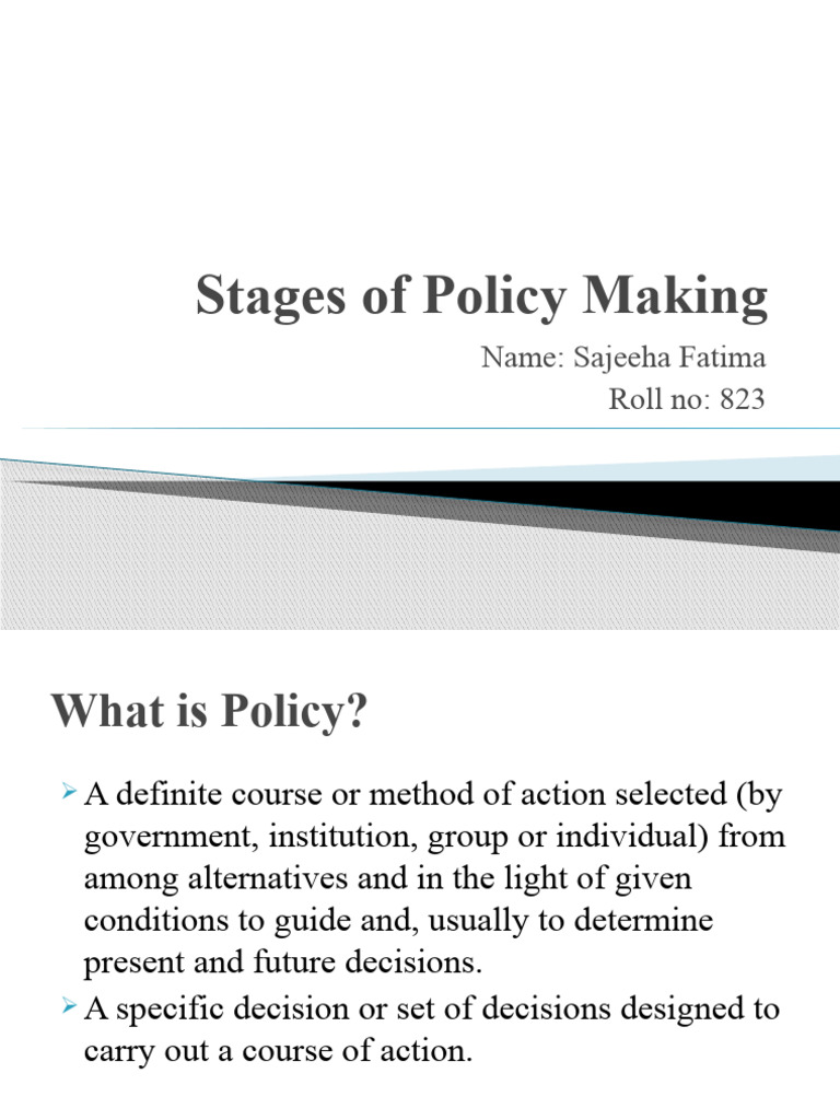 Policy Development | PDF | Policy