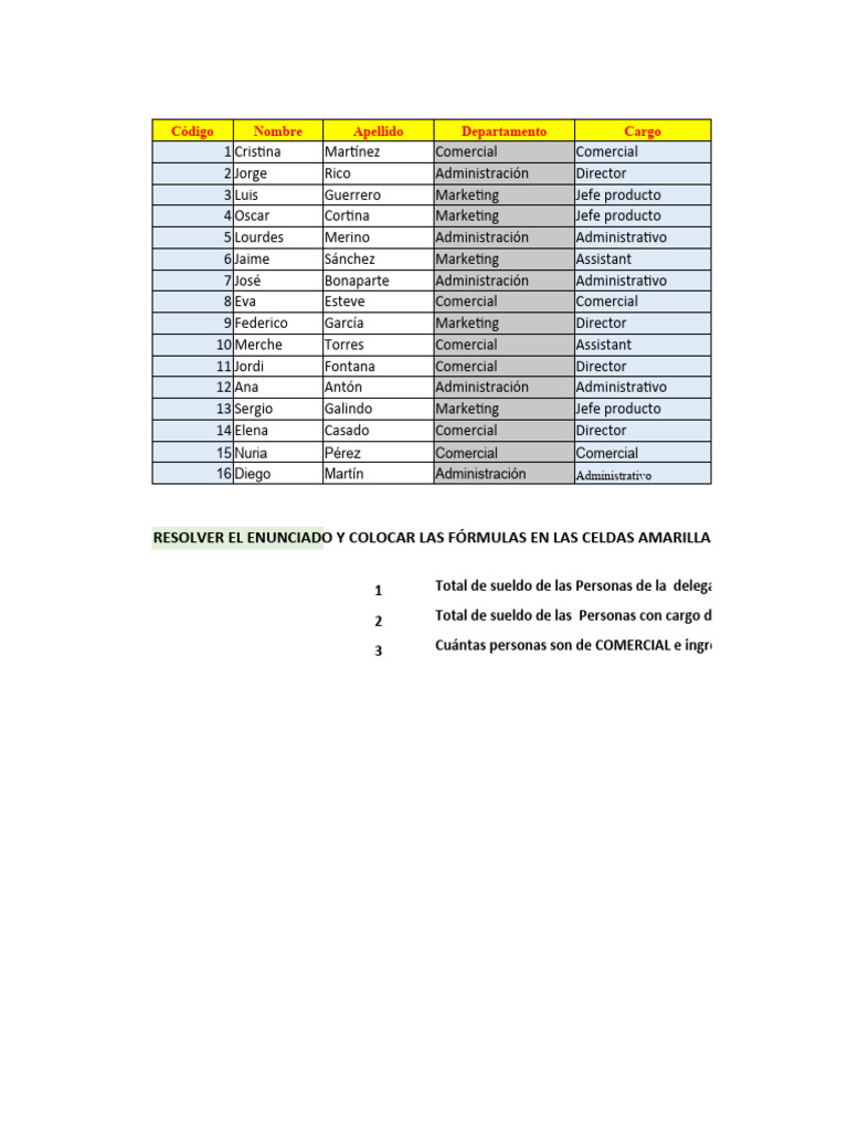 Ejercicios Adicionales-Herram Informaticas | PDF