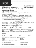 Expansion and Factorisation Grade 9 Sheet | PDF | Algebra | Teaching ...