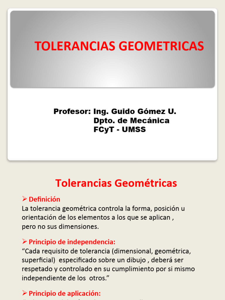 Cap III. - Tolerancias - Geometricaszww | PDF | Tolerancia de ingeniería | Eje