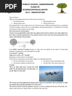 Gravitation Class 9 Extra Questions Very Short Answer Questions | PDF ...