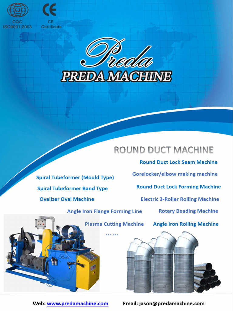 Round Duct Making Machines | PDF | Duct (Flow) | Welding