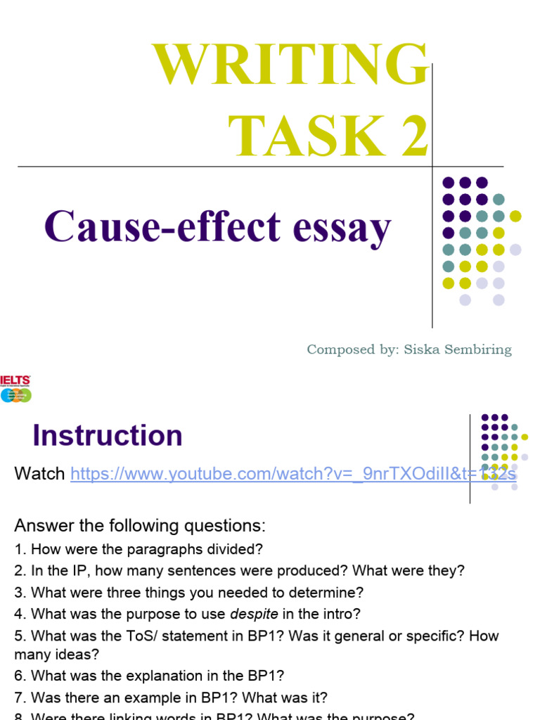 WT2-Cause-Effect Essay | PDF | Grandparent | Linguistics