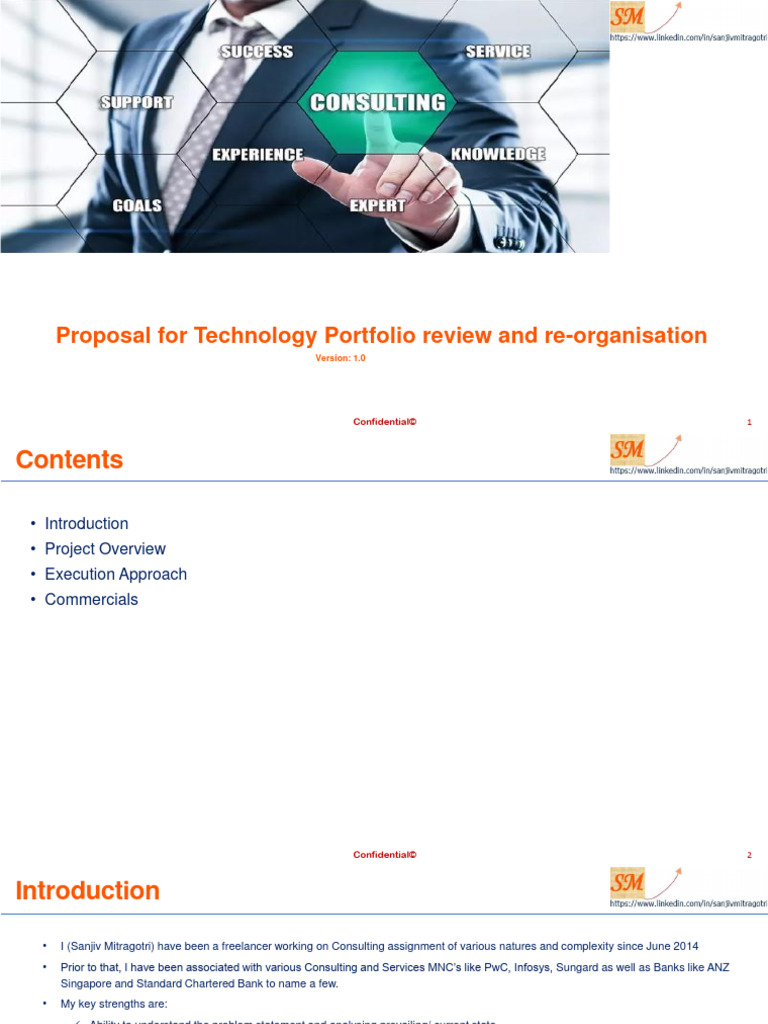 Sm Proposal For Tech Portfolio Review And Reorg Pdf Postgre Sql