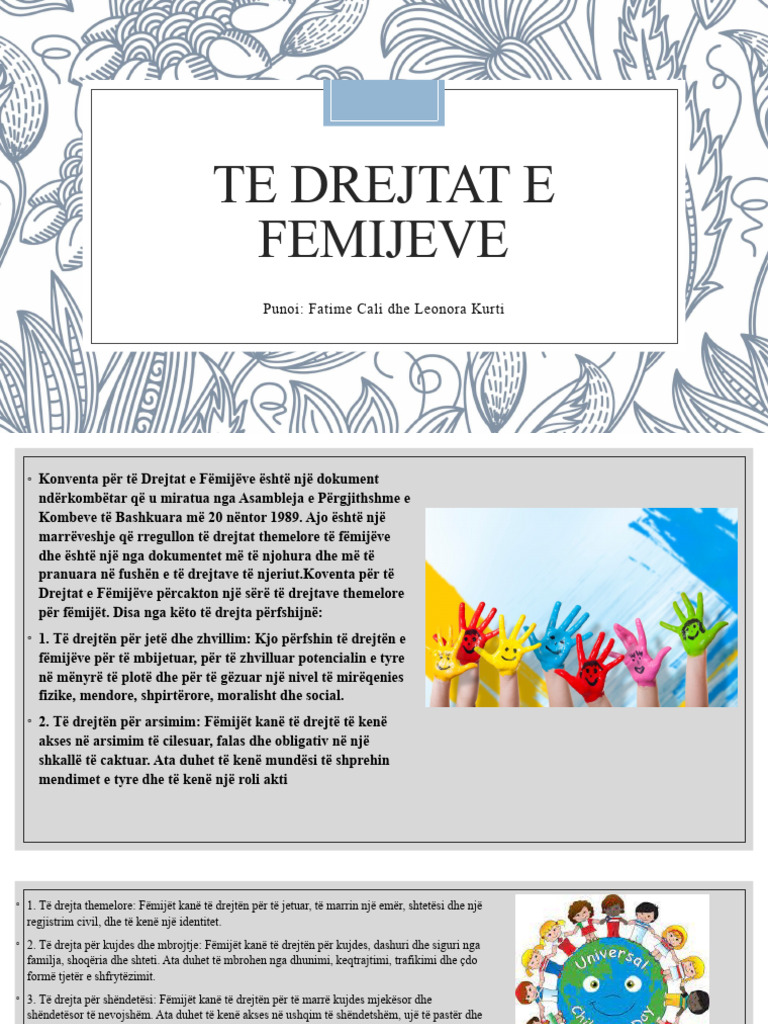 Te Drejtat e Femijeve | PDF