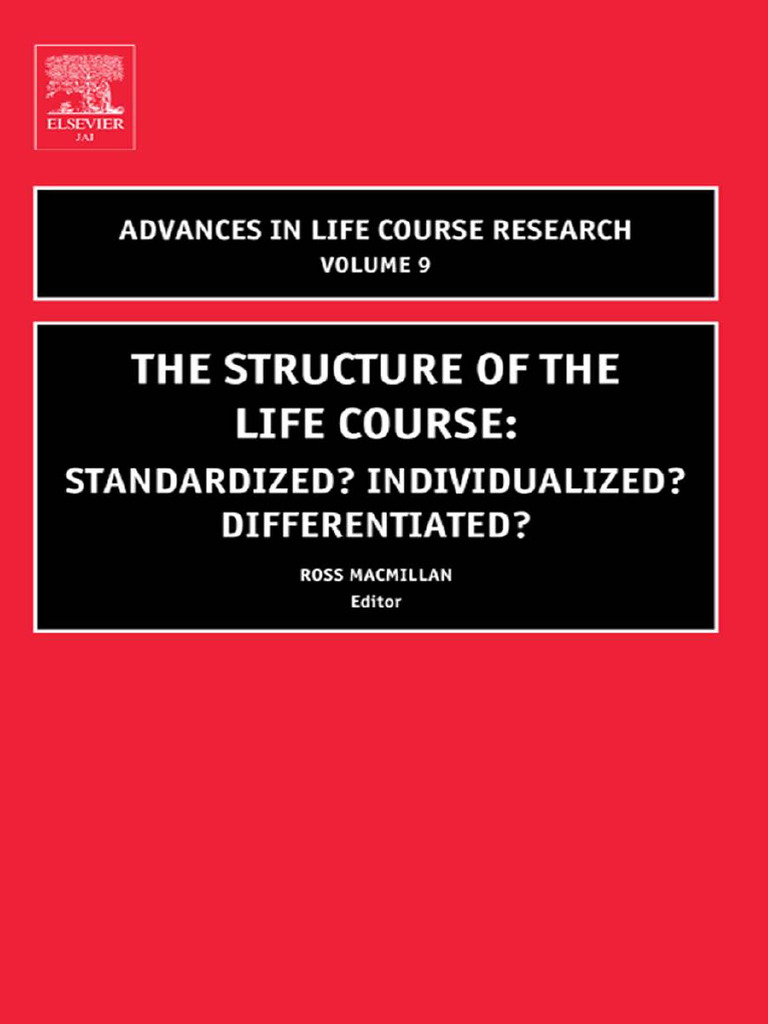 Ross Macmillan - The Structure of The Life Course - Standardized ...