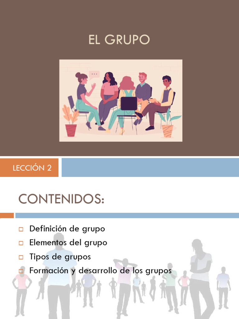 Leccion 2 | PDF | Comportamiento | Cohesión grupal