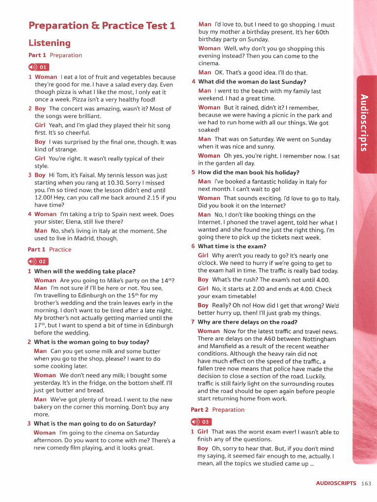 Transcript 2020 Oxford Preliminary Trainer Test 1 Pdf