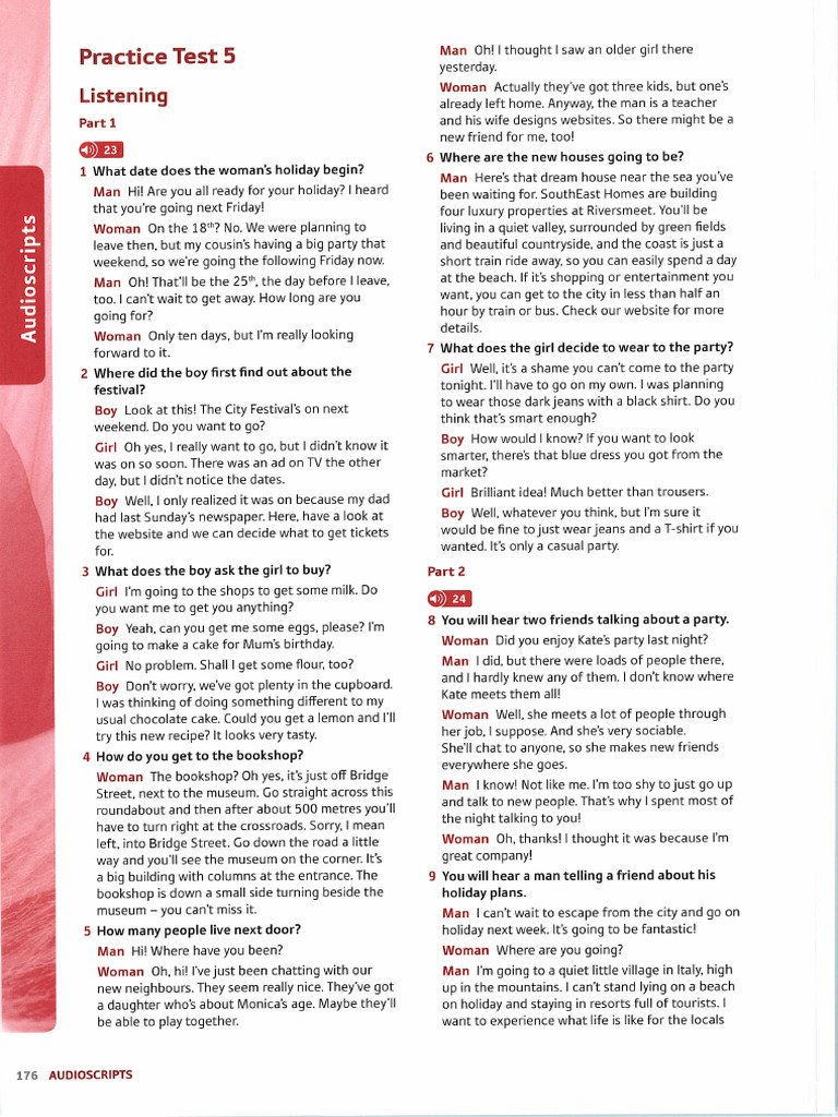 Transcript 2020 Oxford Preliminary Trainer Test 5 Pdf