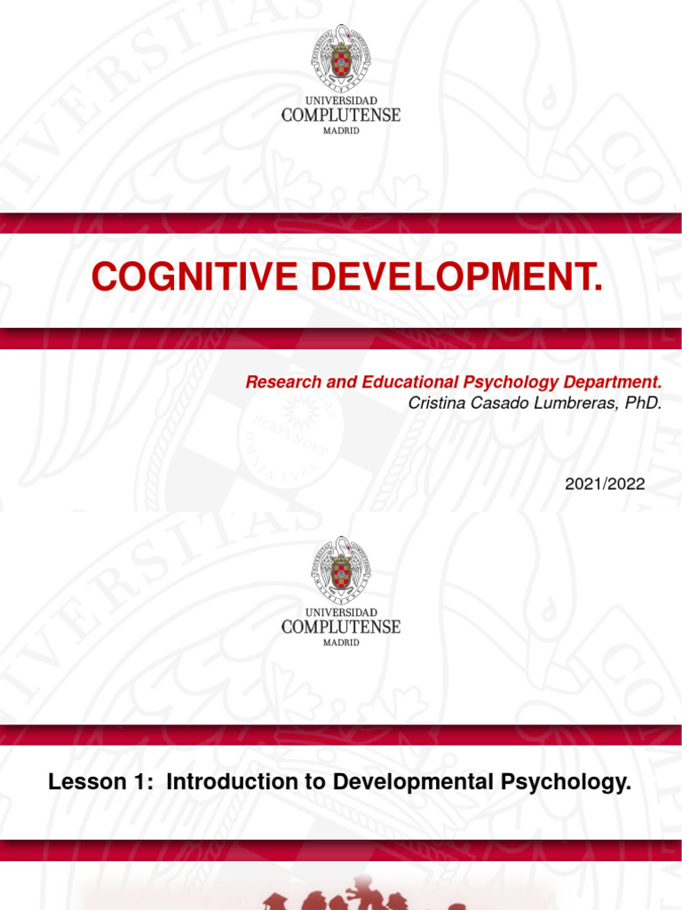 Lesson 1 - Introduction - CD - 21 - 22 | PDF | Developmental Psychology ...