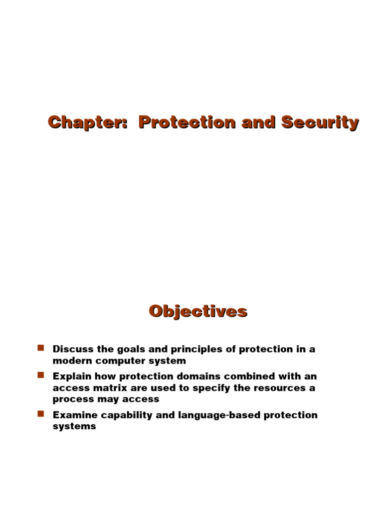 Lecture Protection and Security | PDF | Key (Cryptography) | Computer Virus