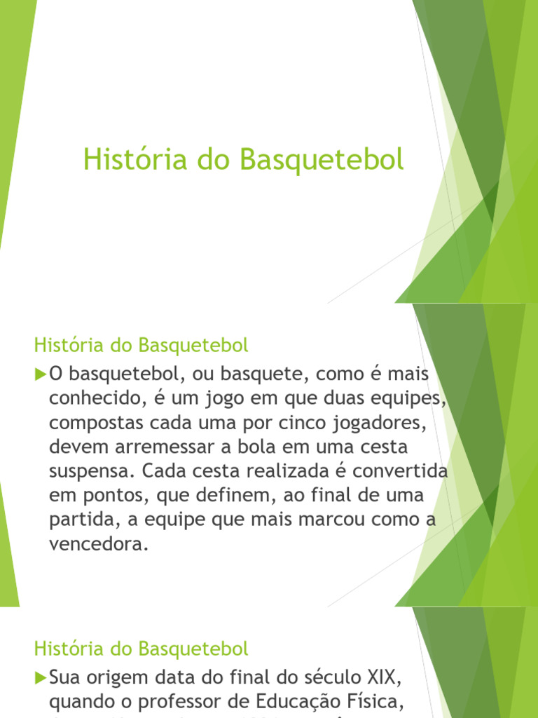História do Basquetebol | PDF | Esportes