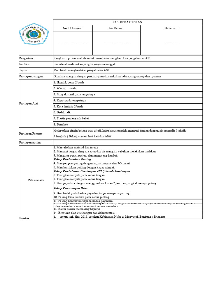 Sop Bebat Tekan | PDF